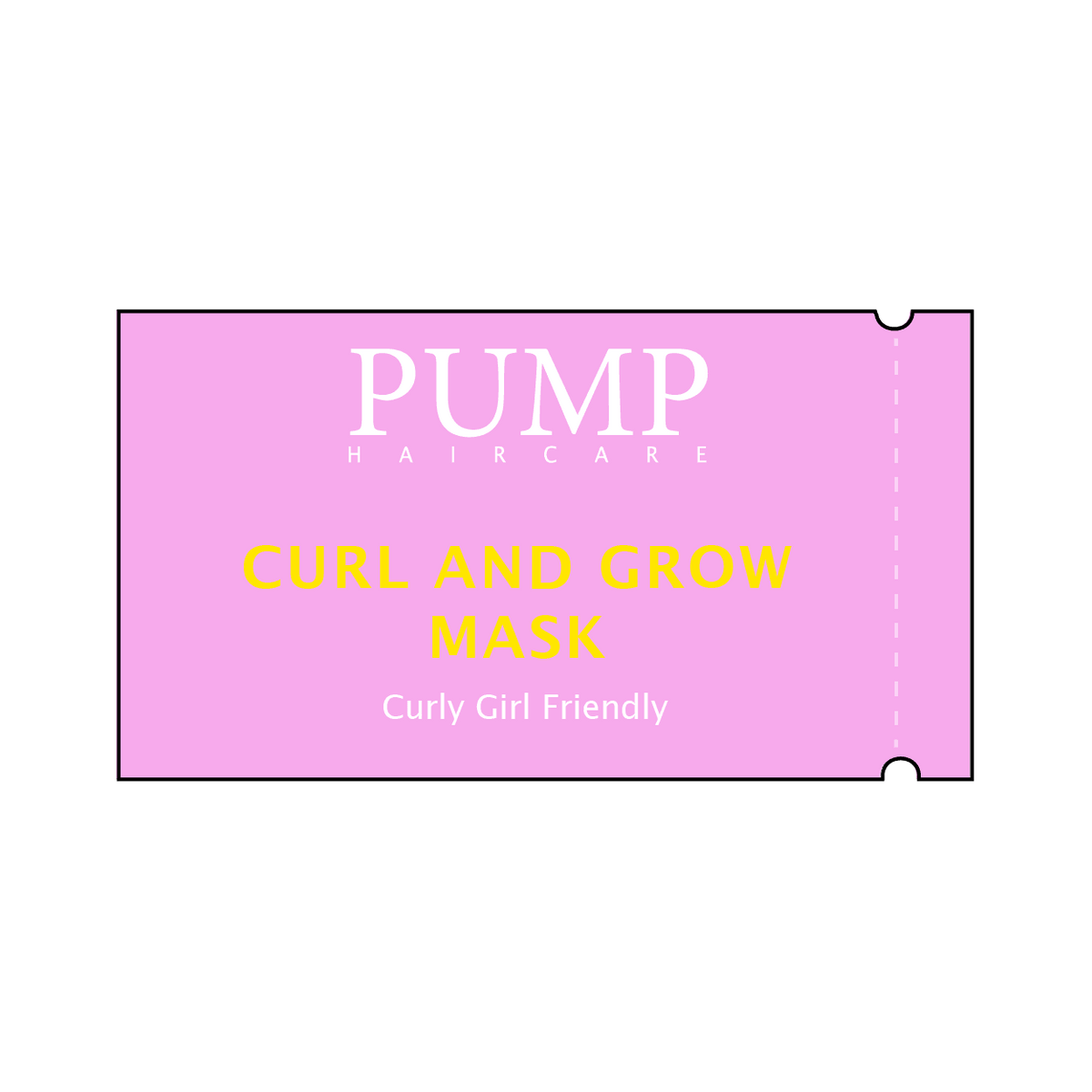 PUMP CURL AND GROW MASK SACHET SAMPLE – Pump Haircare Price Attack