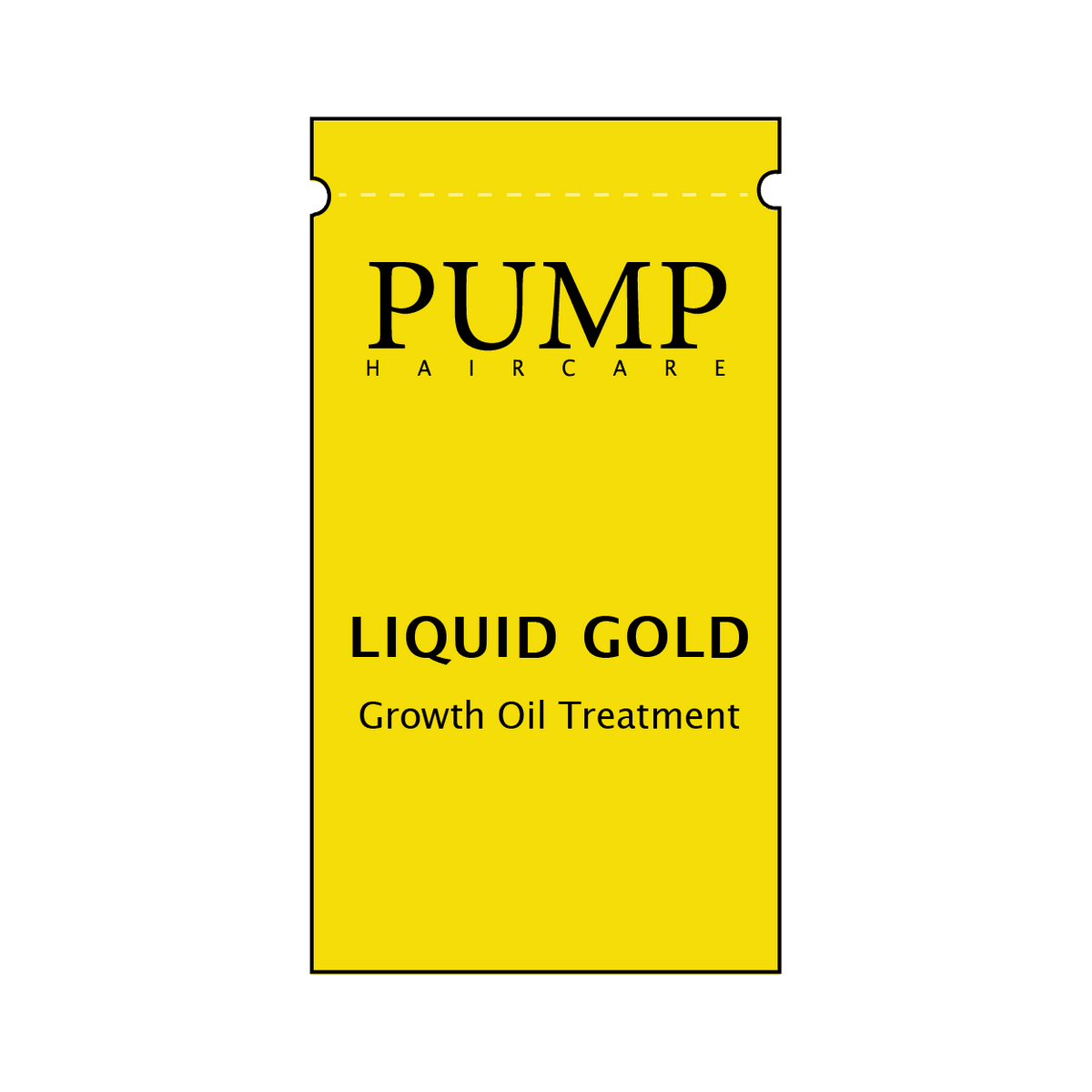 PUMP LIQUID GOLD GROWTH OIL SACHET SAMPLE – Pump Haircare Price Attack
